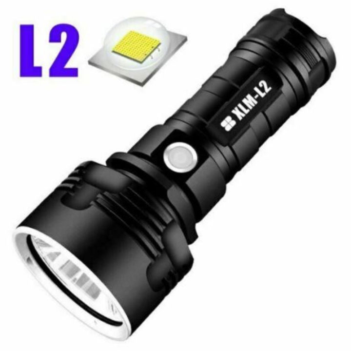 USB quad-core strong light super bright long-range LED searchlight ...