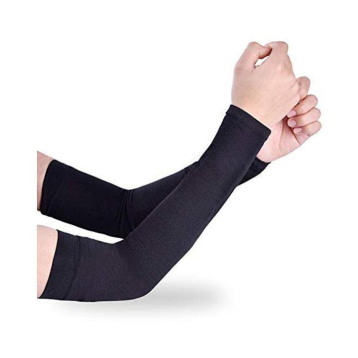 Full Hand Arm Sleeves Sun-Protection Women Hand Gloves For Slim Hand 2 ...