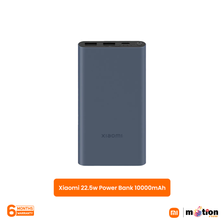Xiaomi 22.5W 10000mAh Two Way Fast Charging Metal Casing Power Bank with Type C | Daraz.com.bd