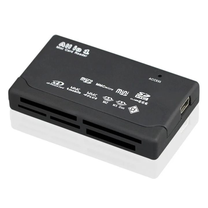 All in 1 One 6 in 1 USB 2.0 External Memory Card Reader High-Speed ...