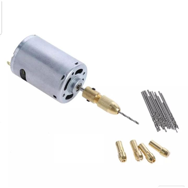 Mini Drill Set (3V to 12V) For Universal Use Up to 3mm | Daraz.com.bd