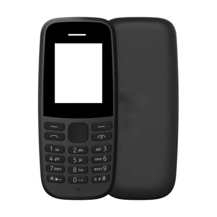 Nokia 105 2017 Front and Back Casing with Keypad Durable Replacement ...