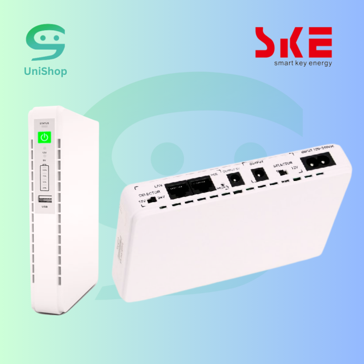 SKE DC Mini Ups For Wifi Router Mini DC Ups PoE432 Mini Ups Output 5v 9v 12v 15v 24v | Daraz.com.bd
