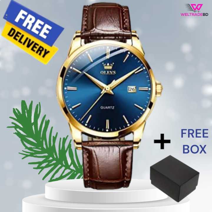 New Luxury Fashion Pu Leather Belt Wrist-Watche For Men - Watch For Men ...