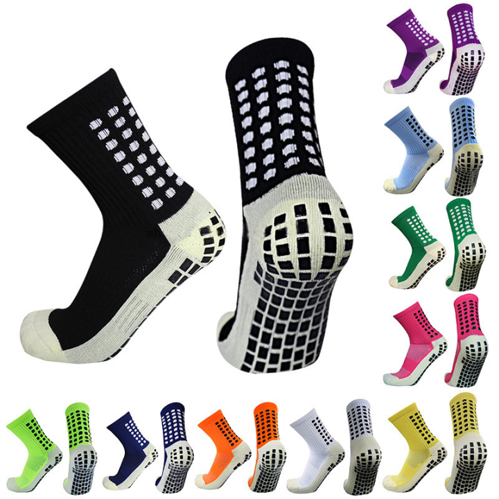 New Style Football Socks Round Silicone Suction Cup Grip Anti Slip ...