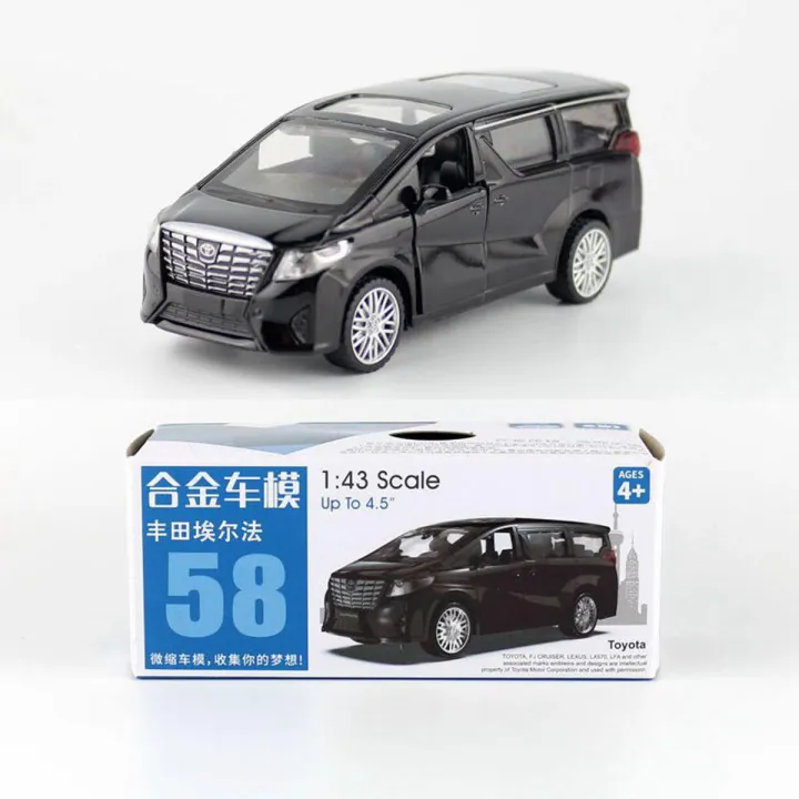 【COOL】 Caipo 1:43 car Alphard Alloy Diecast Metal Model Car For ...