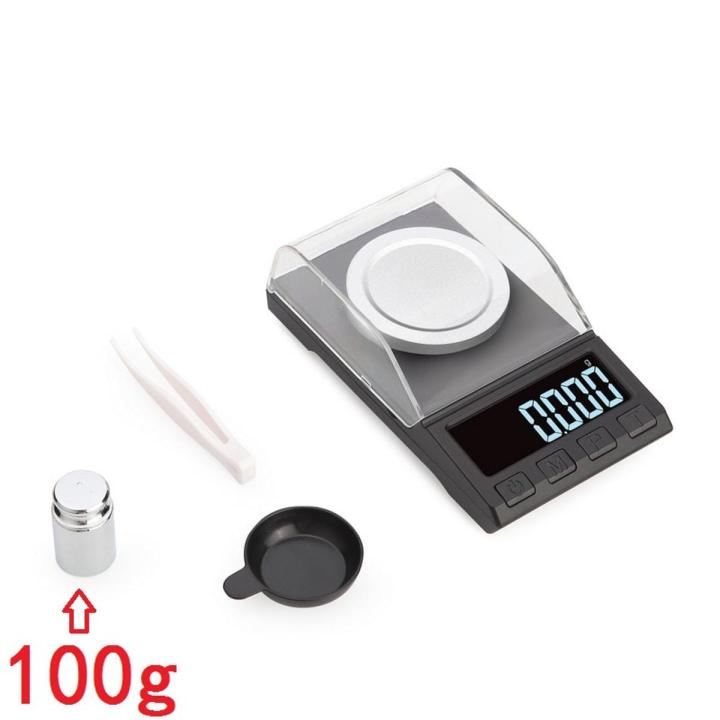 0.001g Precision Electronic Scales 100g/50g/20g Digital Weighing Gem Jewelry Diamond Scale ...