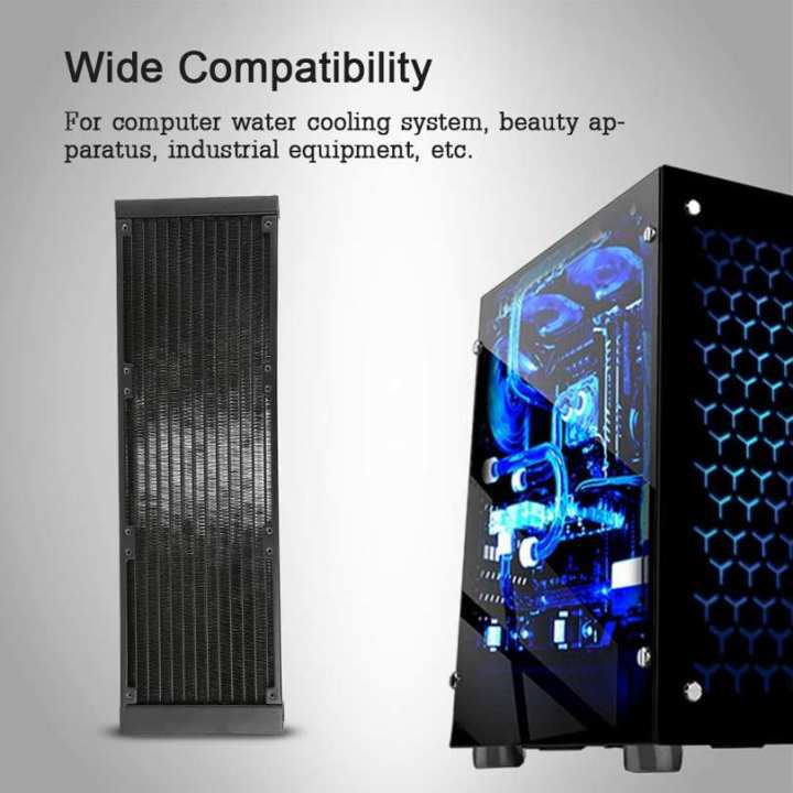 Aluminium Water Cooling Radiator 12 Pipe Heat Exchanger Fast ...