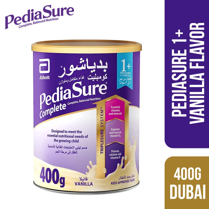 Pediasure 1+ Vanilla Flavor Baby Powder Milk, 400G (Dubai) | Daraz.com.bd