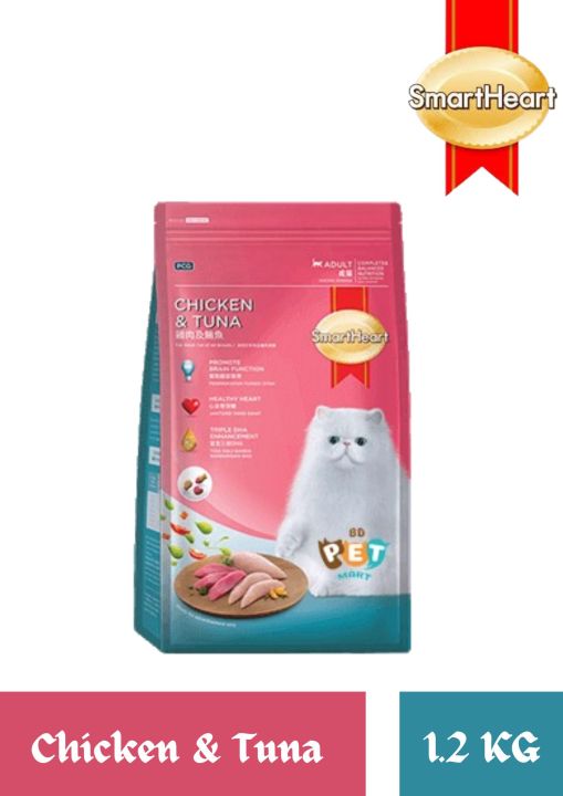 Smartheart Cat Food Tuna & Chicken 1.2kg | Daraz.com.bd