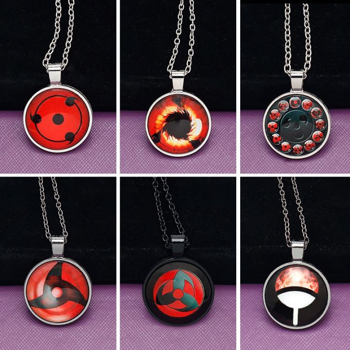 ShopSphere New Anime Naruto Sharingan Necklace for Men Chain Jewelry ...