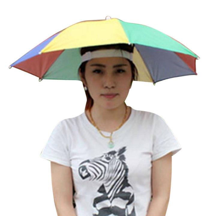 Head Umbrella Hat for Kids and Adults, Hands Free Umbrella Clear for ...