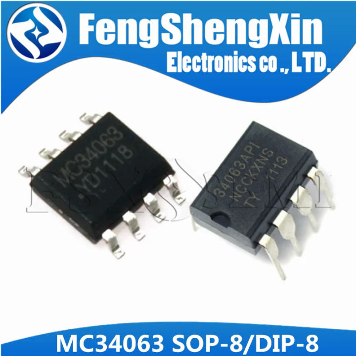 100 pcs/lot MC34063API DIP-8 MC34063AP1 MC34063 DIP8 34063API IC MC34063A SOP-8 MC34063ADR SOP8 ...