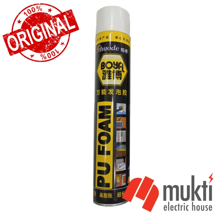 PU Foam 750ml Expanding Spray Waterproof Non-shrink Non-shagging Good ...