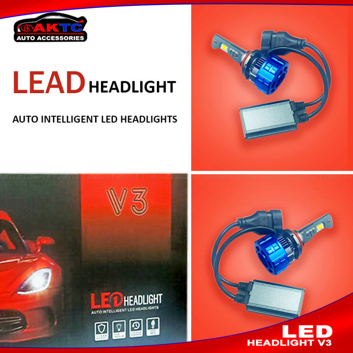 Car LED Headlight Bulbs, 45W ,Super Bright LED Headlights V3 | Daraz.com.bd