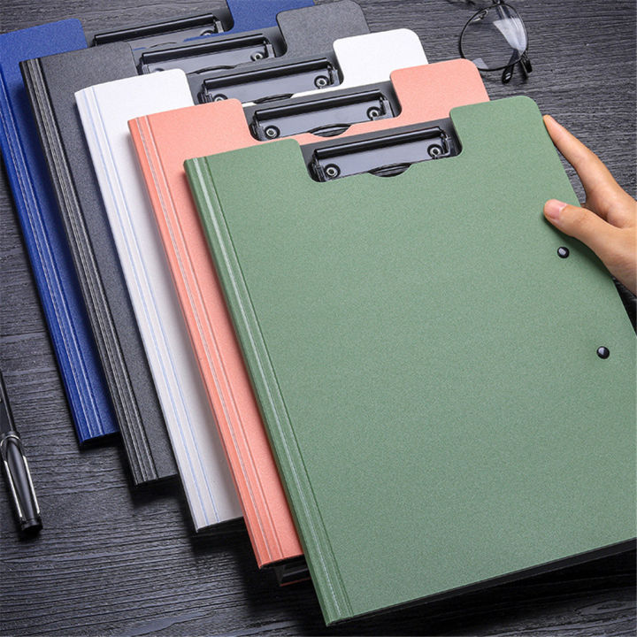 A4 File Folder Clipboard Writing Pad Memo Clip Board Double Clips Test ...