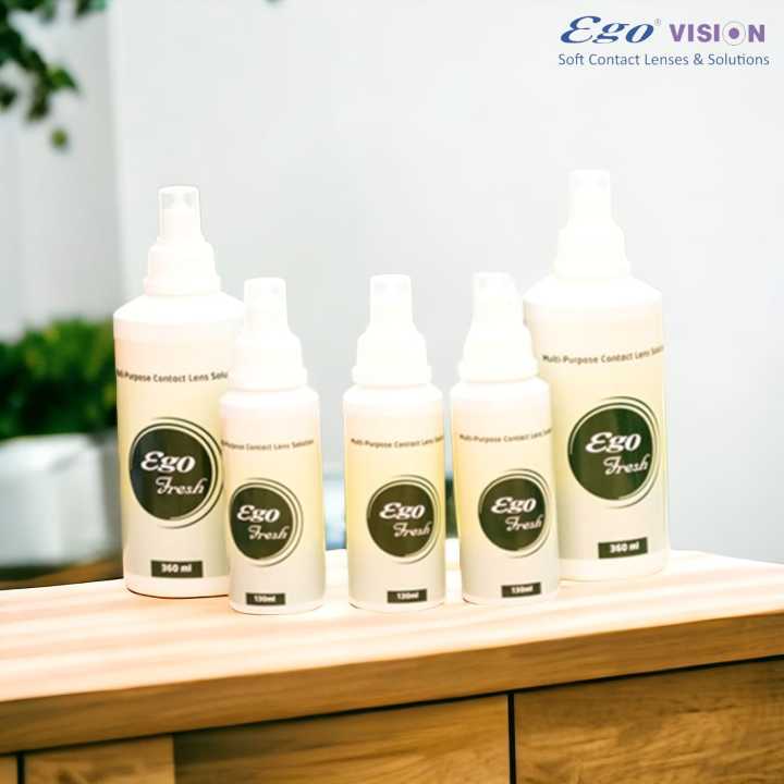 Ego Fresh Contact Lens Solution 130ml & 360ml, Ego vision Contact Lens ...
