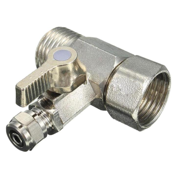 RO Feed Water Adapter 1/2" to 1/4" Ball Valve Faucet Tap Feed Reverse ...