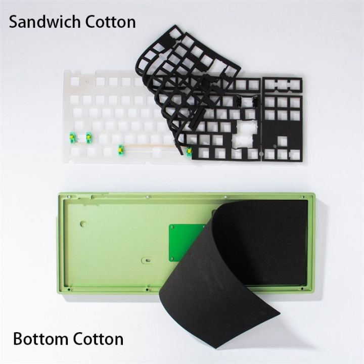 Mechanical Keyboard Sandwich Cotton Bottom Cotton PORON Silencer Soft ...