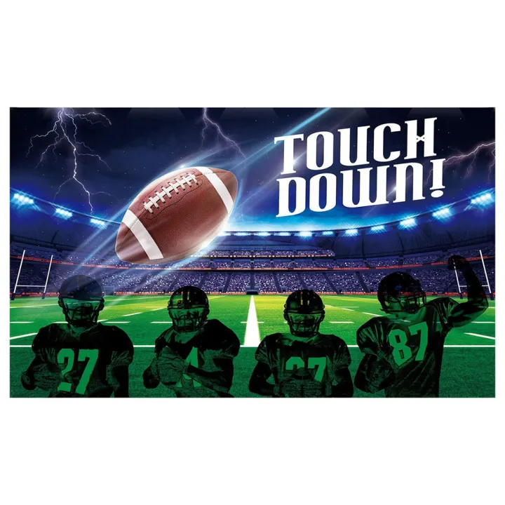 1 PCS 180 X 120cm Large Fabric Football Scene for Touch Football Down ...