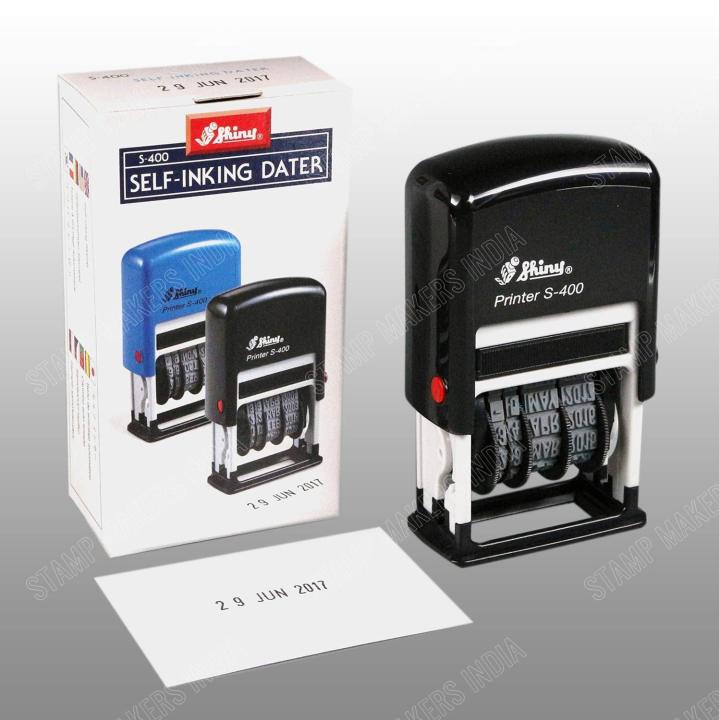 Shiny S-400 Self-Inking Date Stamp | Daraz.com.bd