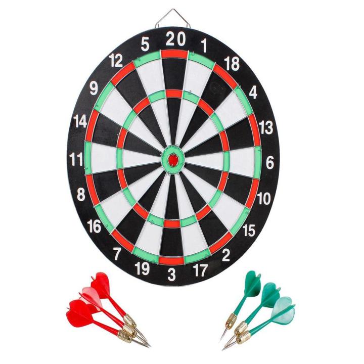 Dart Board 17 inch - Multi Color | Daraz.com.bd