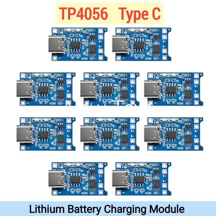 TP4056 Type-c USB 5V 1A 18650 Lithium Battery Charger Module Charging ...