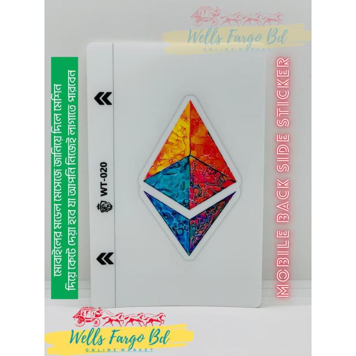 Mobile Back Side 3D Flim Sticker (Model K UV WT-020) 3 Part Skin ...