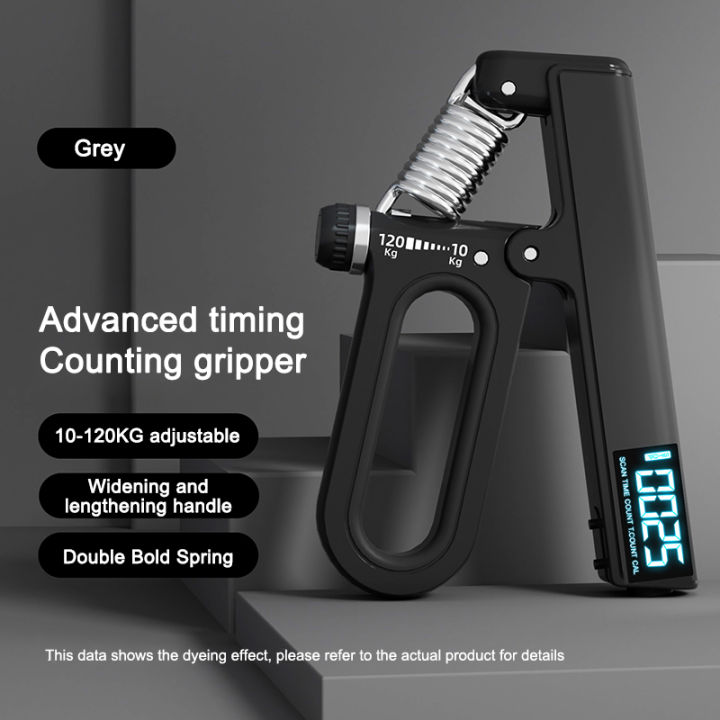 Electronic Counting Hand Grips Strengthener Arm Spring Finger Massager ...