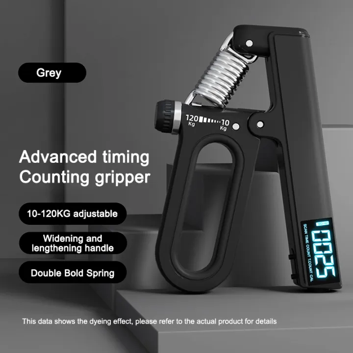 Electronic Counting Hand Grips Strengthener Arm Spring Finger Massager ...