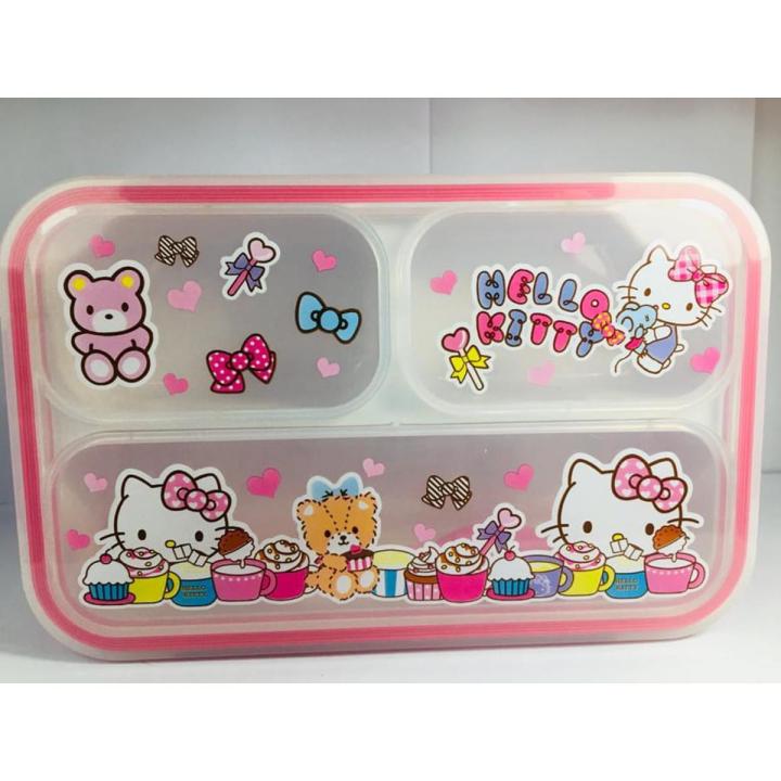 Plastic Lunch Box-Hello Kitty | Daraz.com.bd