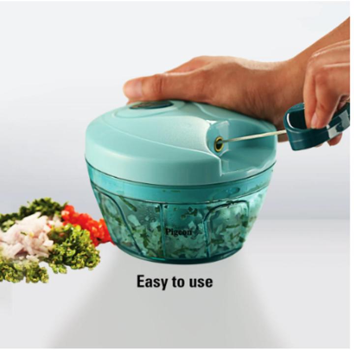 Mini Handy Plastic Chopper with 3 Blades | Daraz.com.bd
