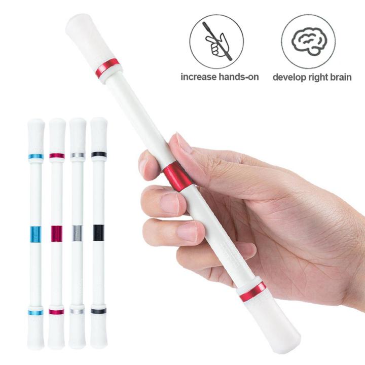 SF 1pc Cool Black White Spinning Pen Creative Rotating Gaming Pens ...