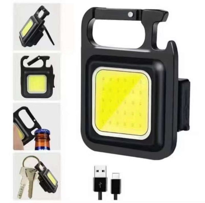 Mini Led Light Work Light Portable Pocket Flas-Hlight Keychains Usb ...