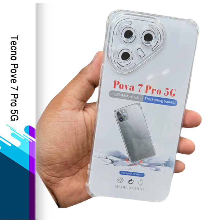 For Tecno Pova 7 Pro 5G - AGT Crystal Clear Soft TPU Ultra-Thin ...