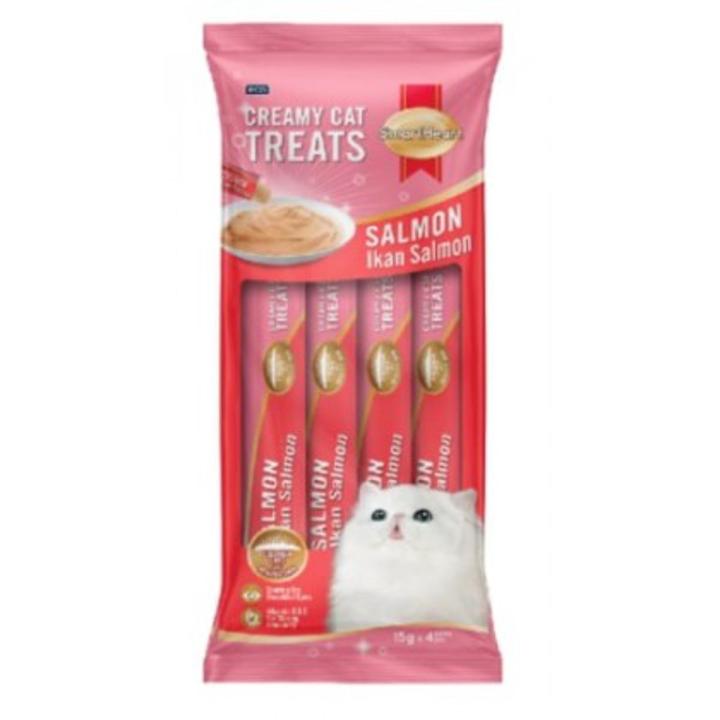 SmartHeart Cat Creamy Treat/ Snacks Lick Salmon Flavour 60g | Daraz.com.bd
