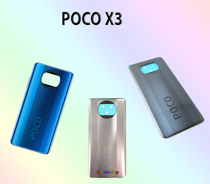 For POCO X3 Nfc battery back cover,Back-Cover For Xiaomi poco x3 nfc ...