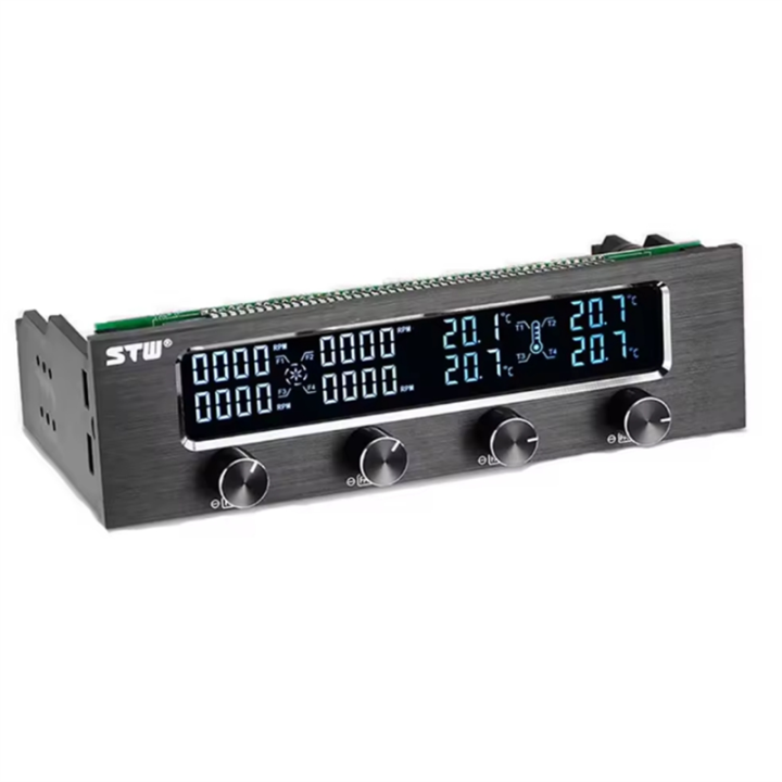 Multi-Function 4 Channel Fan Controller for PC CPU Speed Control ...
