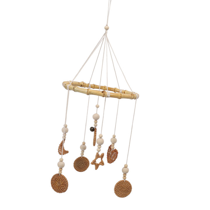Baby Wind Chime Sturdy Hand Knitting Safe Wind Chime Bed Bell for Home ...
