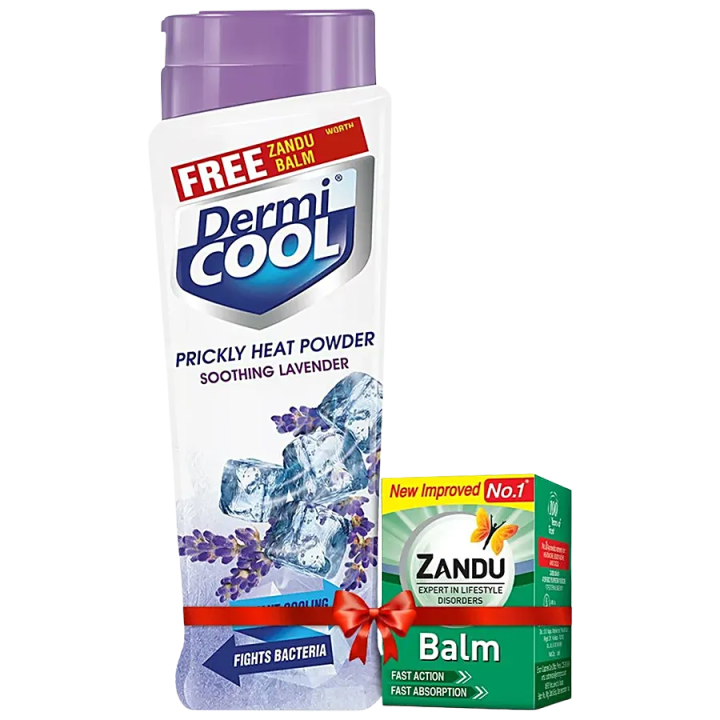 DERMI COOL PRICKLY HEAT POWDER WITH FREE GIFT -150gm (India) | Daraz.com.bd