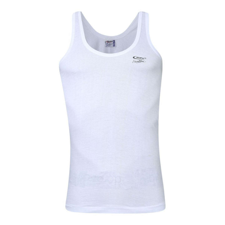 Rupa Frontline White Inner Vest Cotton Sleeveless Men Wear | Daraz.com.bd