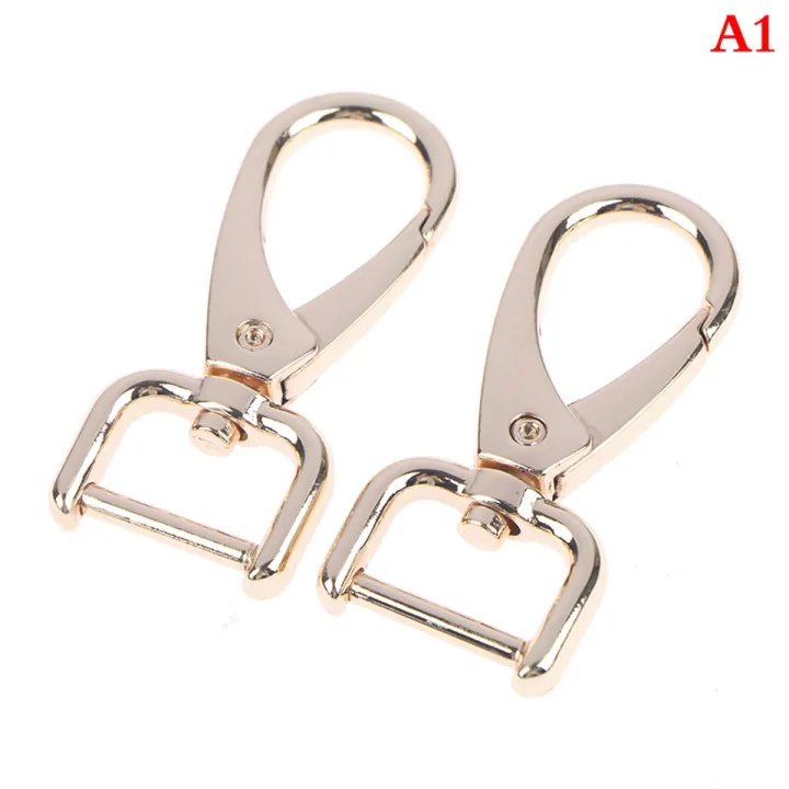 2Pcs Metal Detachable Snap Hook Trigger Clips Buckles Inner Diameter 1 ...