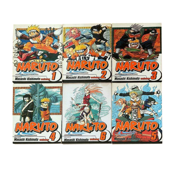 NARUTO Comic Manga 6 Volumes Set English Ver | Daraz.com.bd