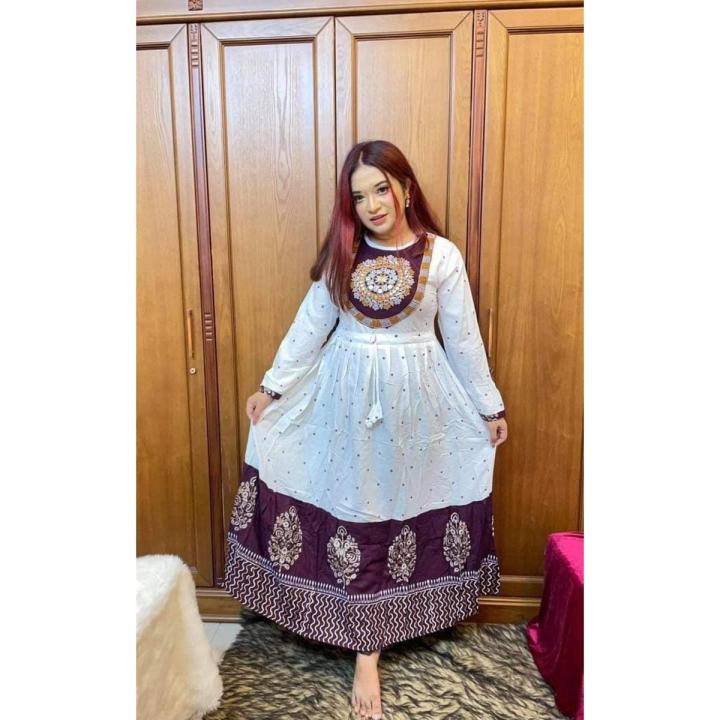 Embroidery Work New Exclusive long kurti, deferent kurti, China Lilen ...