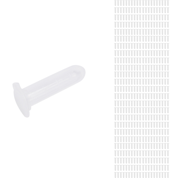 1000Pcs 2Ml Micro-Centrifuge Tube Test Tube Vial Clear Plastic Vials ...