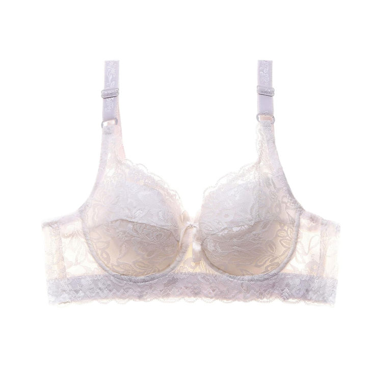 Net Padded Foam Push-Up Bra for Women – Adjustable Straps, Sizes 32-40 ...