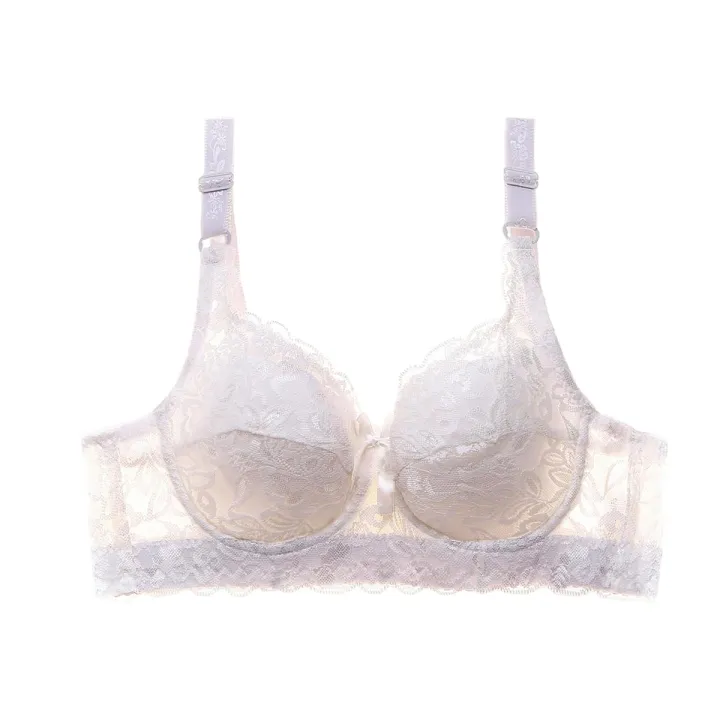 Net Padded Foam Push-Up Bra for Women – Adjustable Straps, Sizes 32-40 ...