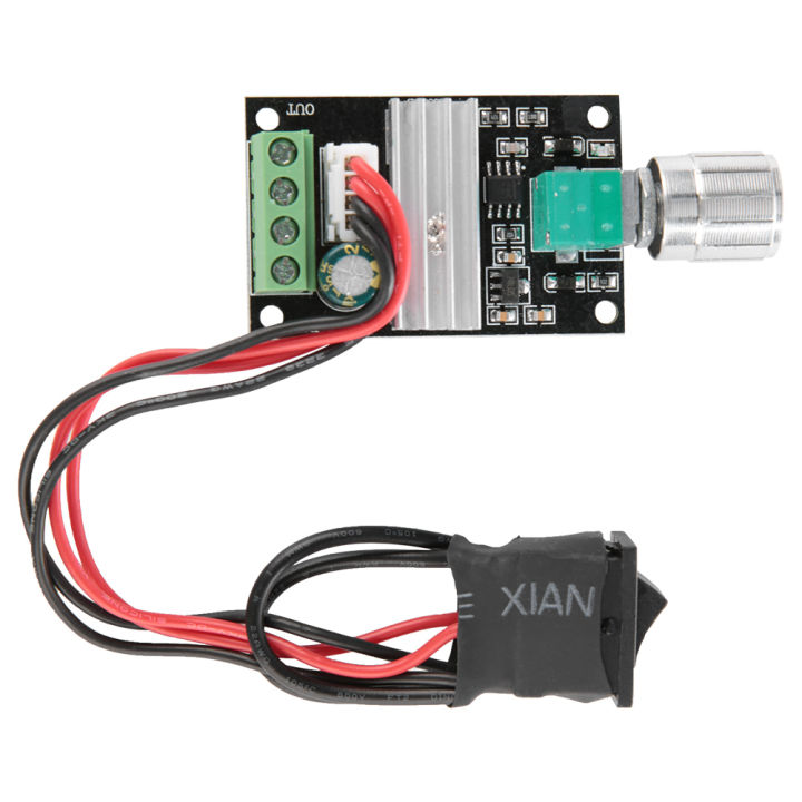 DC 6-28V 3A PWM DC Regulator Speed Electric Motor Controller with Switch Function | Daraz.com.bd
