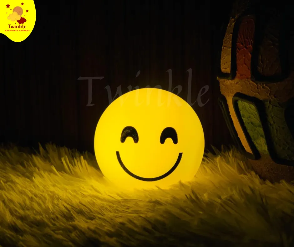 For Cute Emoji Face Mini LED Night Light for Kids or any celebration ...