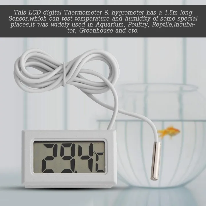 Digital LCD Display Temperature Meter Thermometer Temp Sensor | Daraz ...